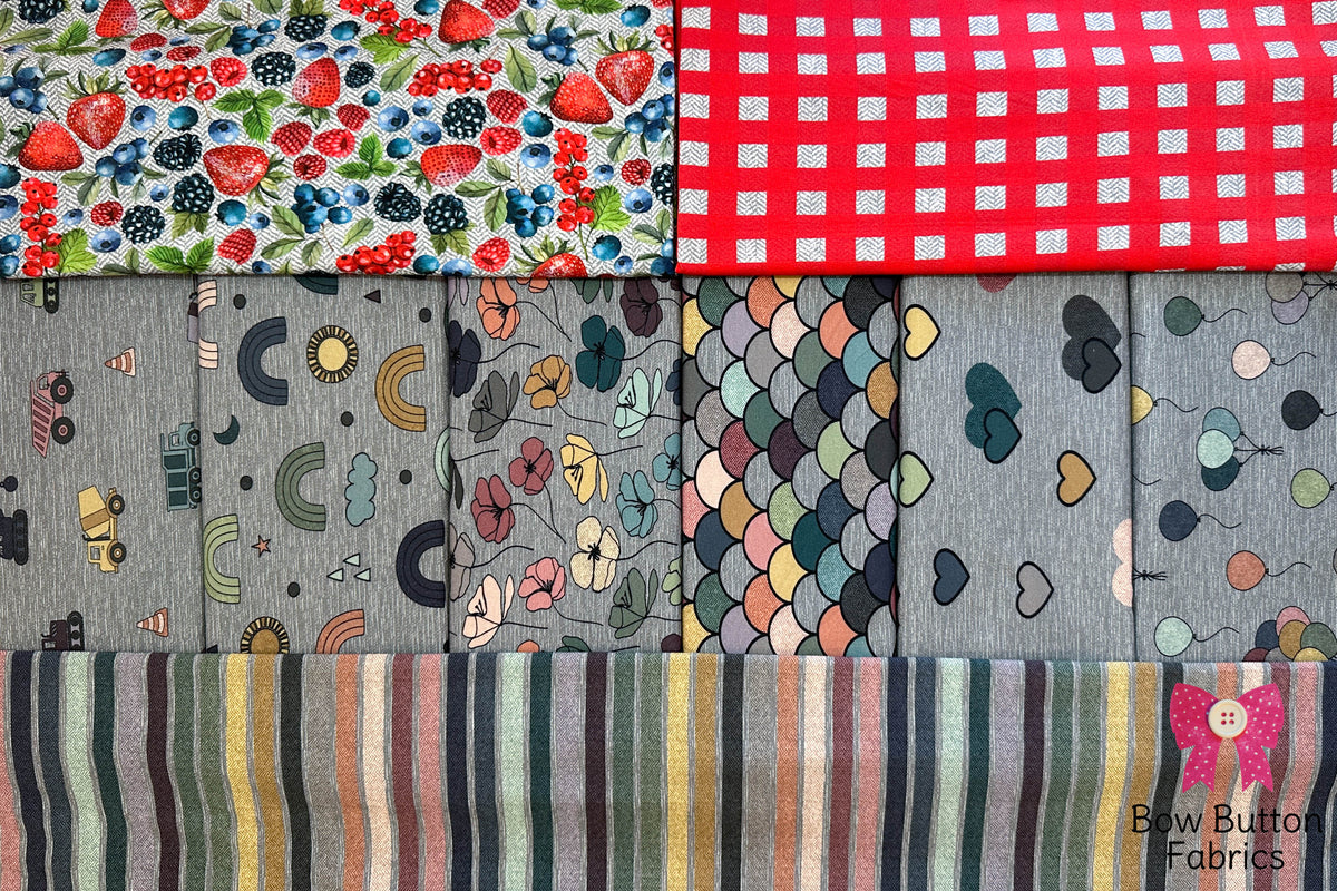 BBF Herringbone Collection– Bow Button Fabrics