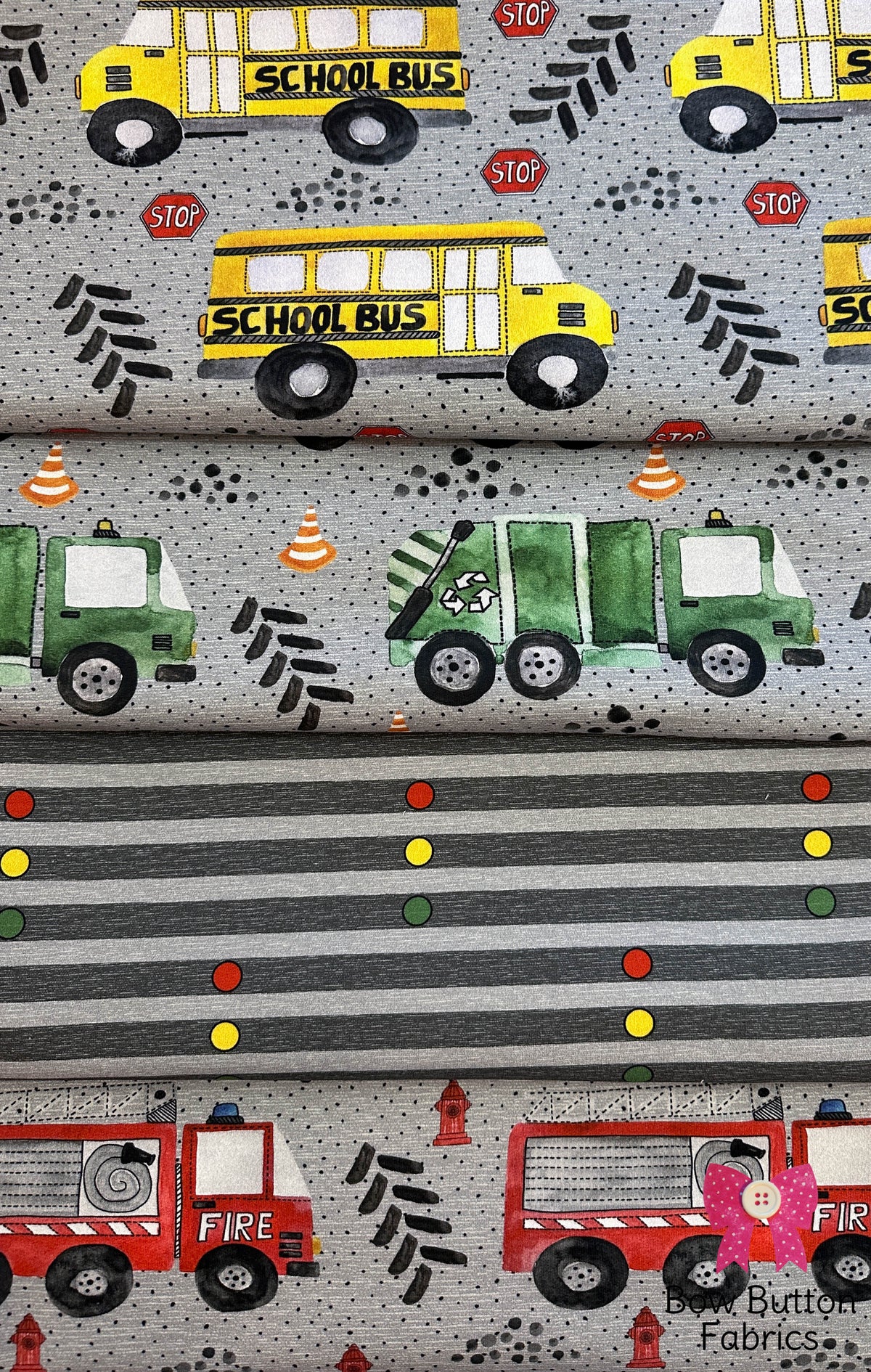 BBF Traffic Collection– Bow Button Fabrics